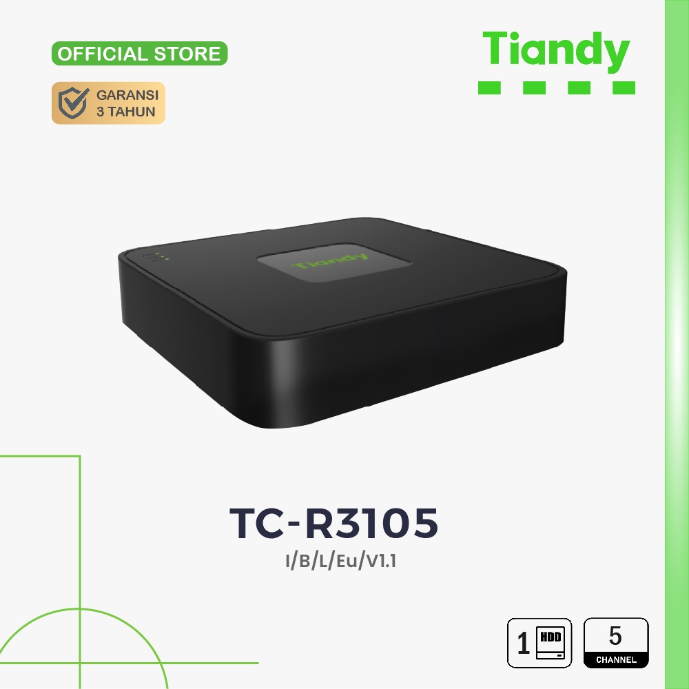 Jual NVR Tiandy TC-R3105 Spec:I/B/L/Eu/V1.1 5ch 1 SATA S+265 Non-PoE ...