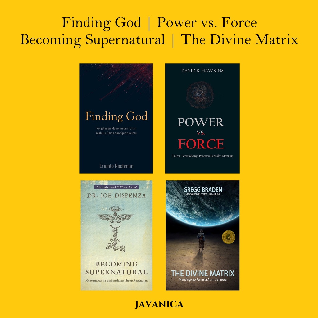 Jual Finding God, Power vs Force, Becoming Supernatural, Divine Matrix ...