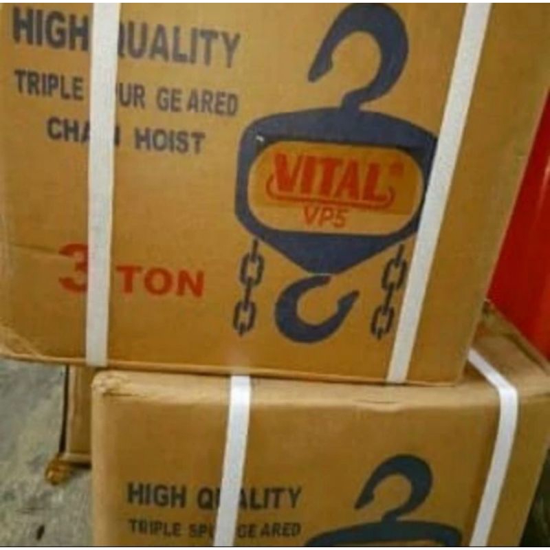 Jual CHAIN BLOCK VITAL 3 TON X 3 MTR / VITAL CHAIN BLOCK 3T X 3M ...