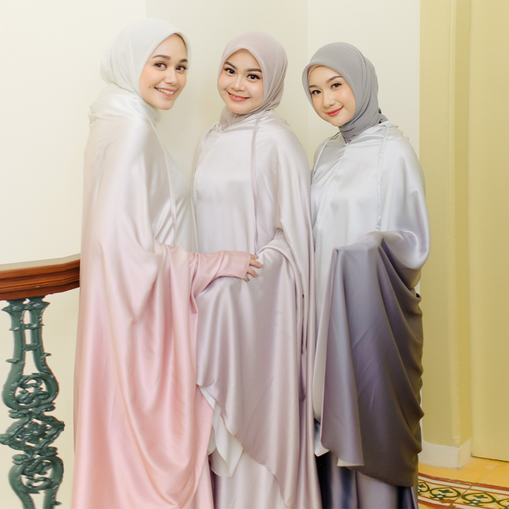 Jual Lozy Hijab - Shanum Prayer Set (Mukena Silk Lasercut Gradasi Warna ...