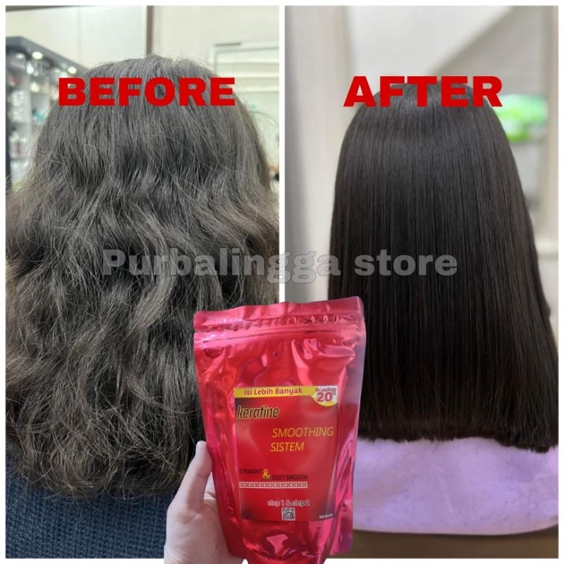 Jual KERATIN SMOOTING SYSTEM / OBAT PELURUS RAMBUT / OBAT SMOOTHING ...