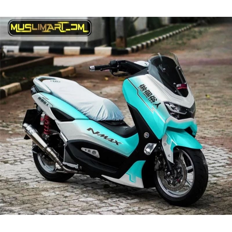 Jual decal full body Yamaha nmax motif simple gradasi sticker variasi ...