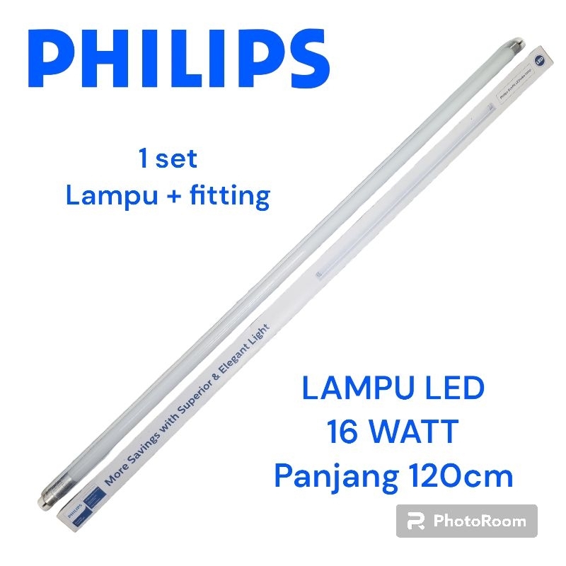 Jual Lampu philips panjang TL LED 16 watt Set | Shopee Indonesia