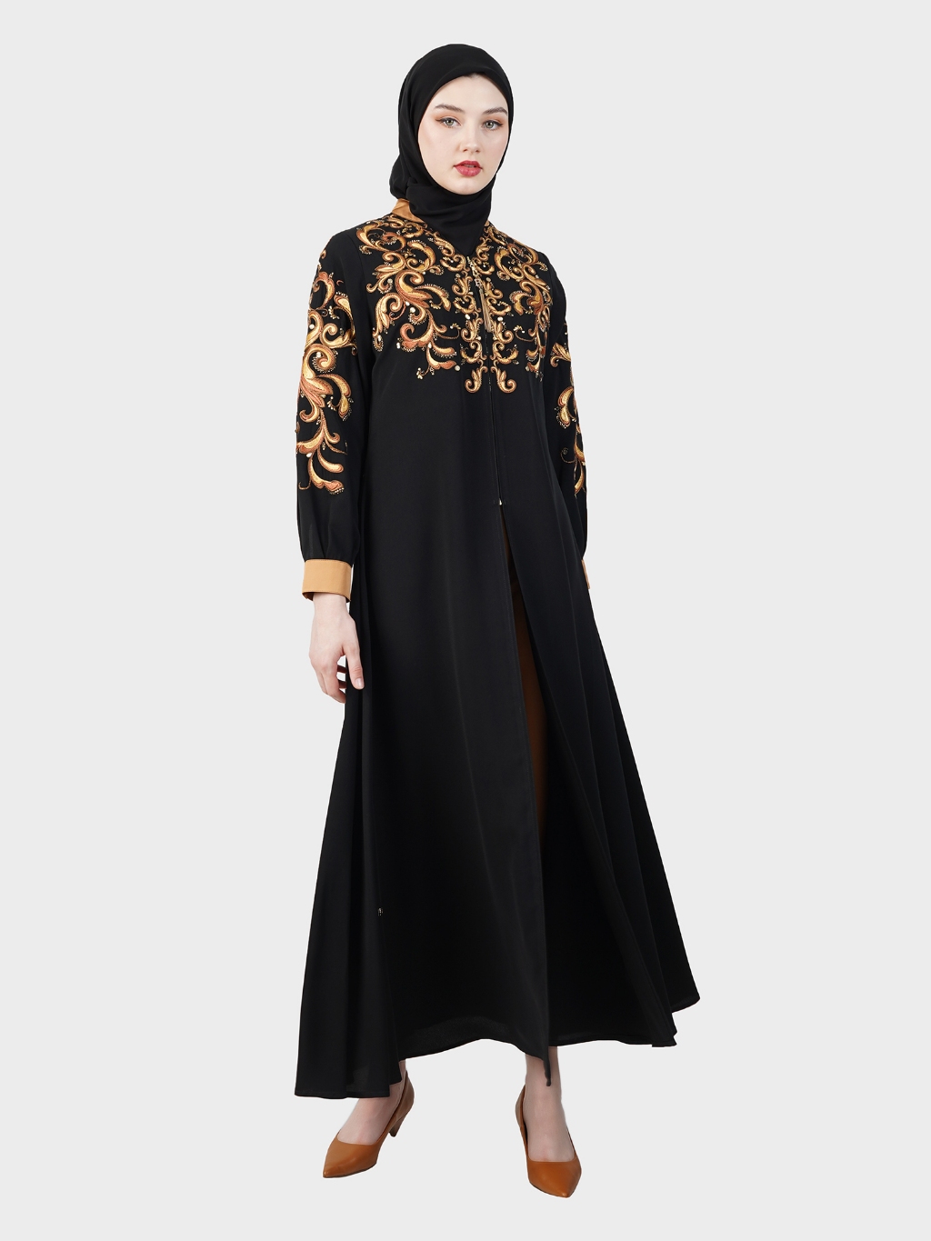 Jual HIKMAT A5774 - Gamis Abaya Premium | Shopee Indonesia