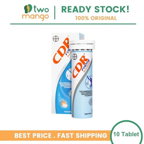 Jual CDR FORTOS RASA JERUK MANDARIN 10 TABLET | Shopee Indonesia