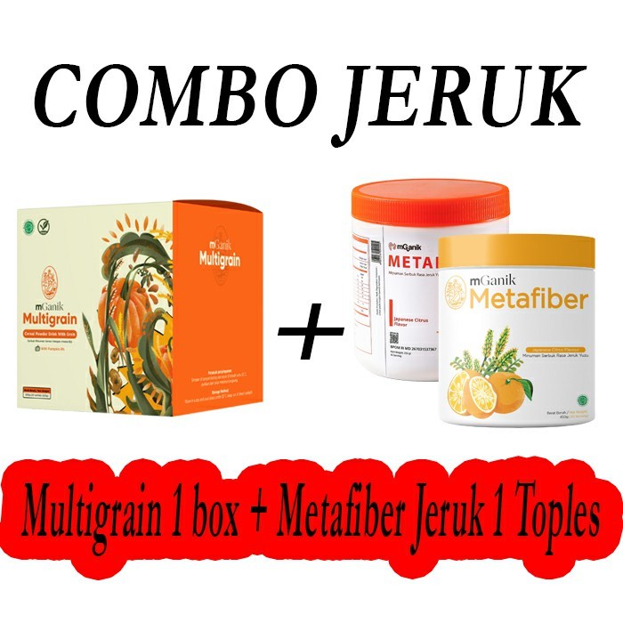 Jual MGANIK MULTIGRAIN ORIGINAL 1 BOX ISI 20 SACHET M GANIK METAFIBER ...