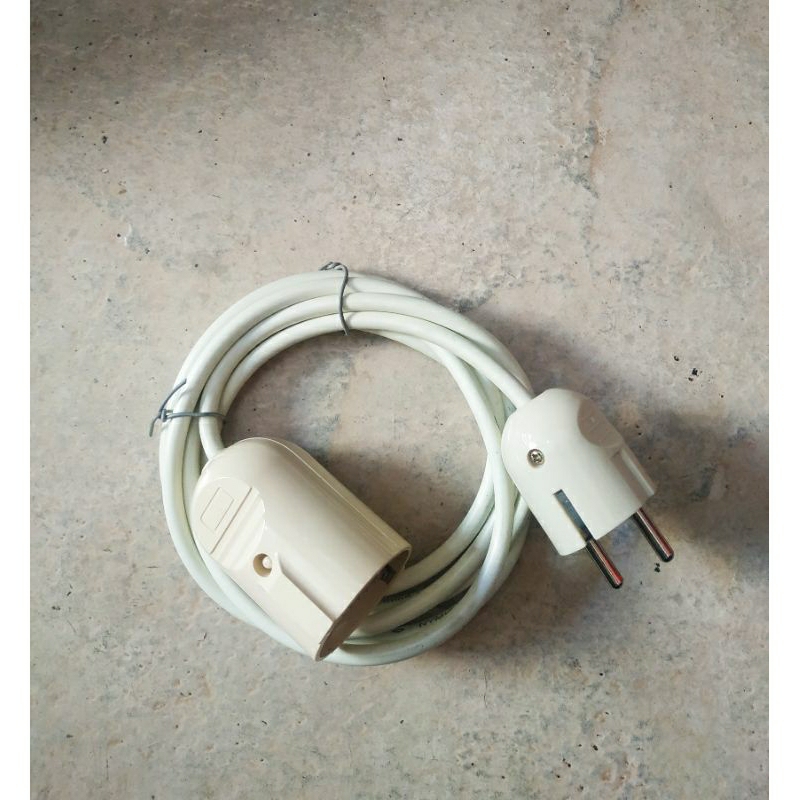 Jual Kabel Listrik Extention (Perpanjangan) 2 Meter SNI VISALUX 2 x 0 ...