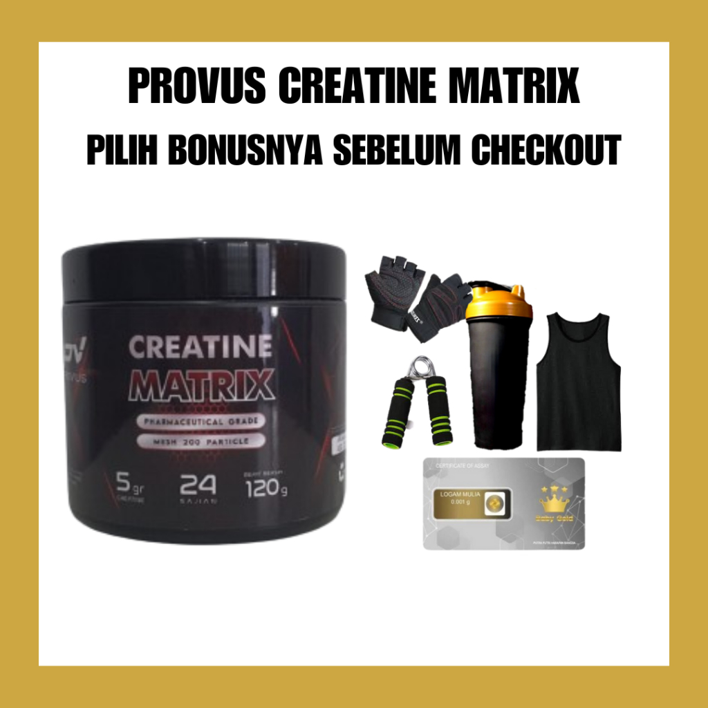 Jual PROVUS CREATINE MATRIX 120GRAM / 300GRAM (24 SERVINGS / 60 ...