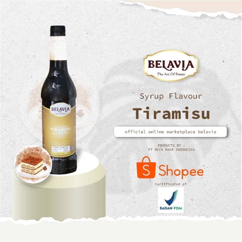 Jual Tiramisu Syrup Belavia | Shopee Indonesia