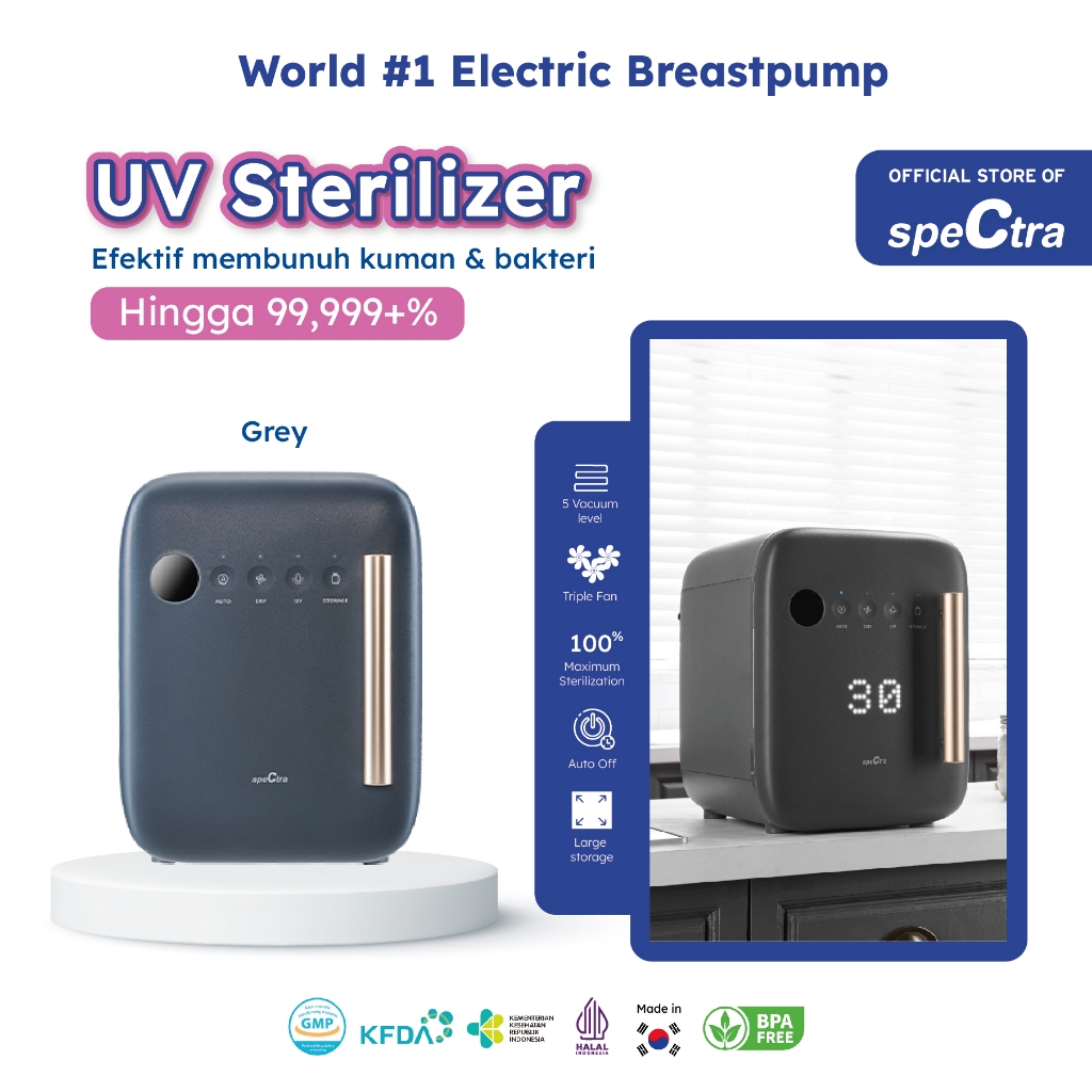 Jual Spectra UV Sterilizer Grey - Alat Steril dengan Lampu UV | Shopee ...
