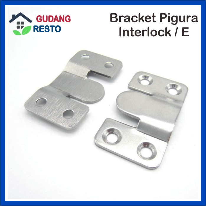Jual Bracket Ambalan E Plat Gantung Meja Pigura Bingkai Foto Cantolan Wall FLush Mount ...