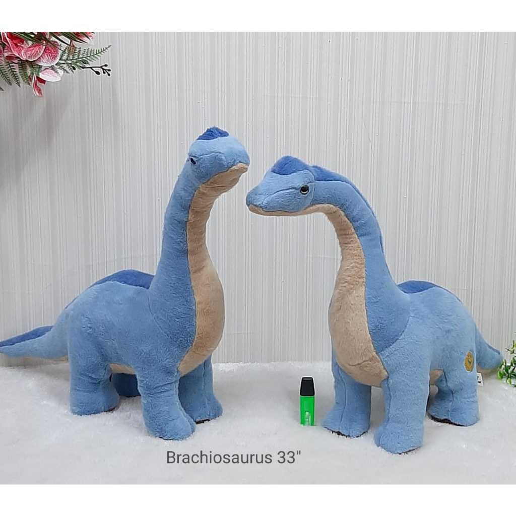 Jual Boneka Dinosaurus Jurasic Park Parasaurolophus Brachiosaurus 55cm ...