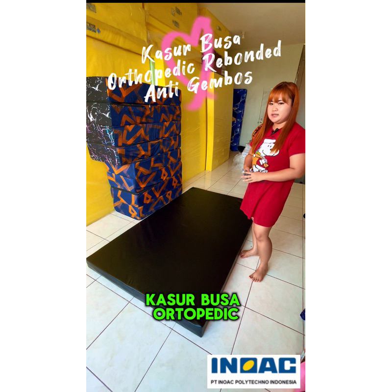 Jual Kasur Busa Rebonded 120x200x10 INOAC KAIN ANTI AIR // Waterproof ...
