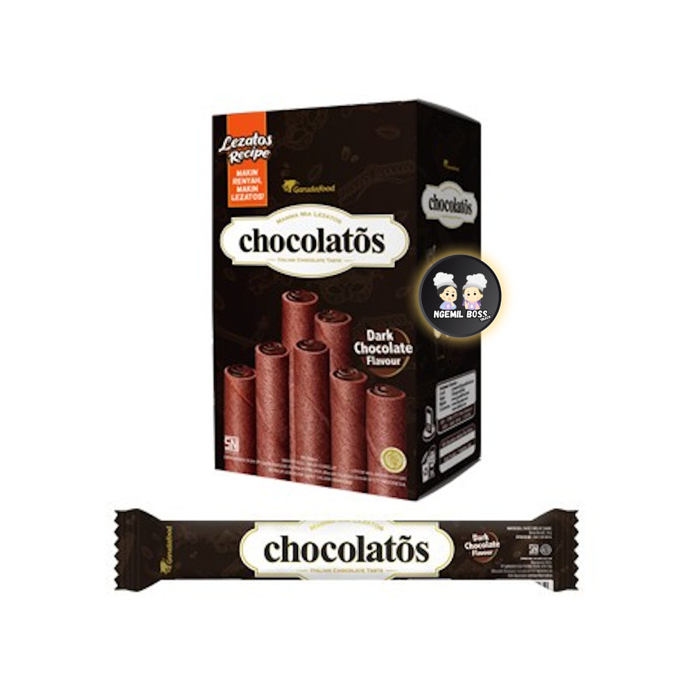 Jual Chocolatos Wafer Roll 1 Pack Isi 24 Pcs Grande BOX BESAR DAN BOX ...