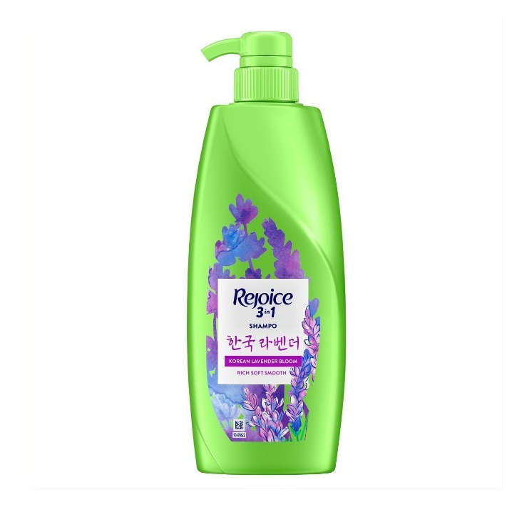 Jual Rejoice Shampoo 3In1 Korean Lavender Bloom, Korean Jeju Rose, Rich Soft Smooth 450Ml ...