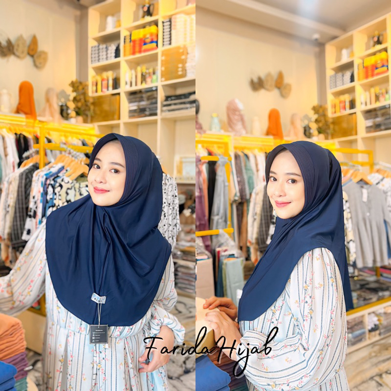 Jual ( Alma Ped ) Bergo Instan Alma Viral Jersey Premium Oval S / Hijab ...