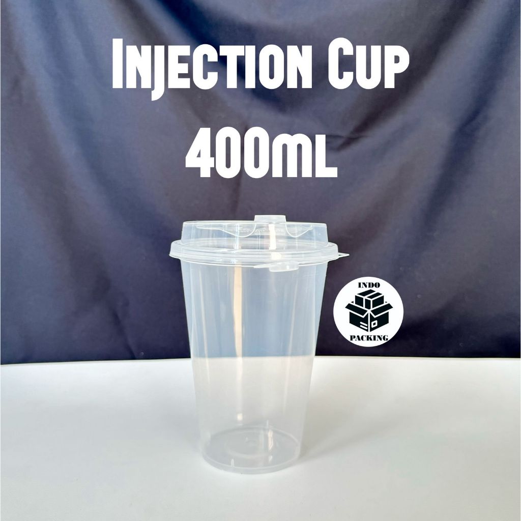 Jual (isi 25) Thinwall Injection Cup 400ml / Gelas Plastik Minuman ...