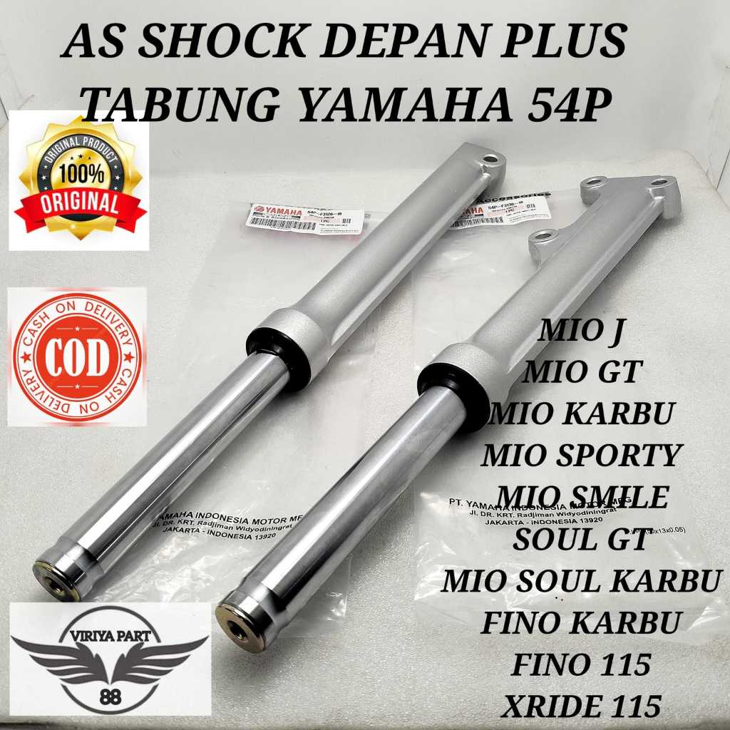 Jual AS SHOCK DEPAN SET PLUS TABUNG YAMAHA 54P ORIGINAL ASLI YAMAHA YGP ...