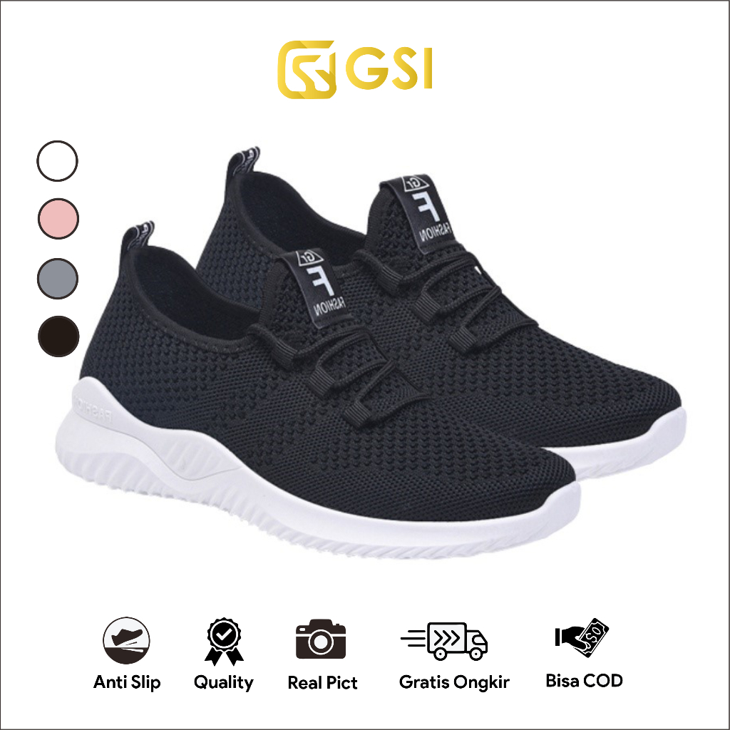Jual GSI Aira 0017 Sepatu Sneakers Wanita Casual Sport Olahraga Running ...