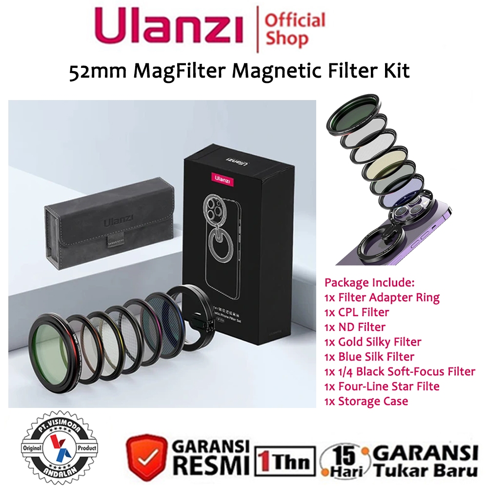 Jual Ulanzi 52mm MagFilter Magnetic Filter Kit for Smartphones ...