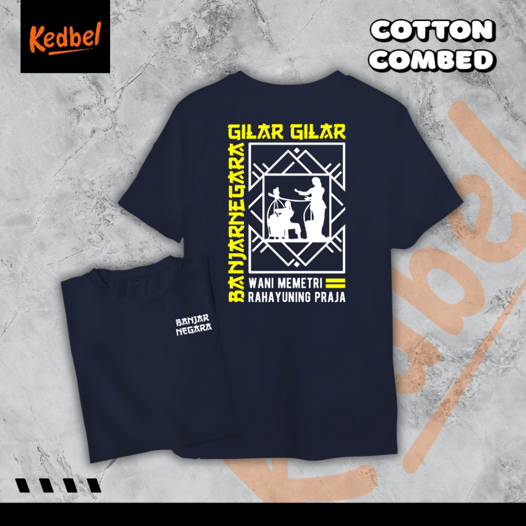 Jual Kaos Banjarnegara Gilar Gilar Kedbel Official | Shopee Indonesia