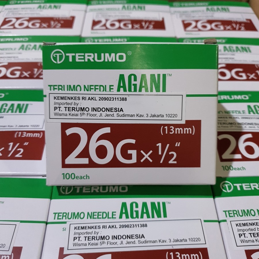 Jual Needle Terumo Agani 26g | Shopee Indonesia