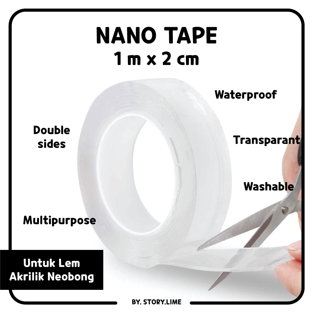 Jual Double Tape Nano, Lem Serba Guna untuk Dekorasi Neobong Lightstick ...