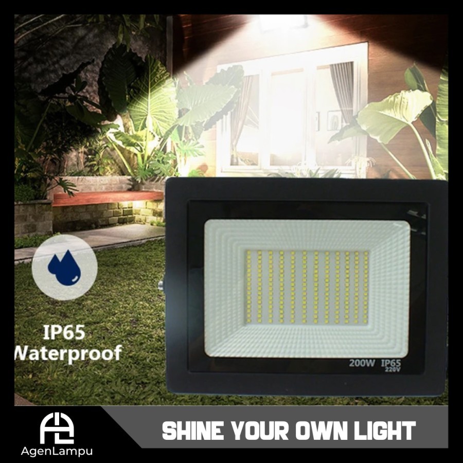 Jual lampu sorot led floodlight smd 10w 20w 30w 50w 100w 200w ip66 outdoor | Shopee Indonesia