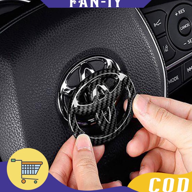 Jual Harga TERMURAAH Logo Setir Mobil Avanza Stiker Stir Mobil Serat ...