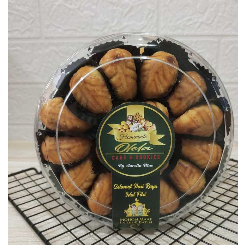 Jual Nastar Daun Spesial Wijsman Buttercake By Olela Cookies | Shopee ...