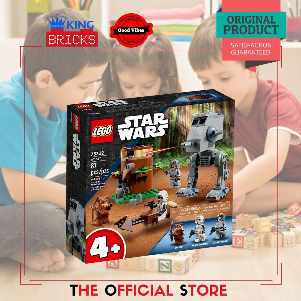 Jual LEGO Original STAR WARS 75332 AT-ST - Mainan Anak Edukasi Episode ...