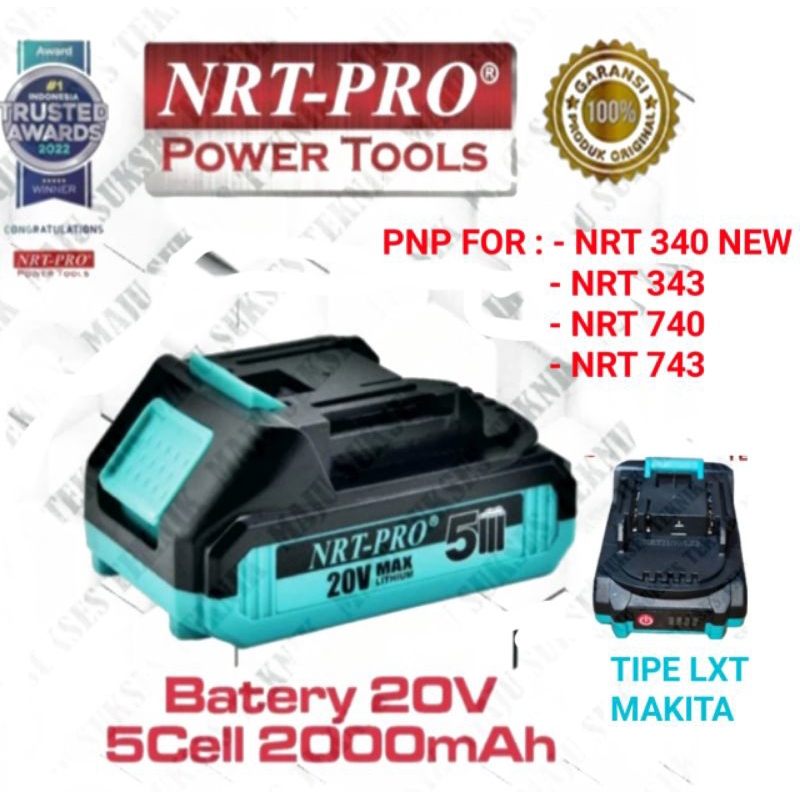 Jual Baterai NRT PRO 20 V Original LXT | Shopee Indonesia