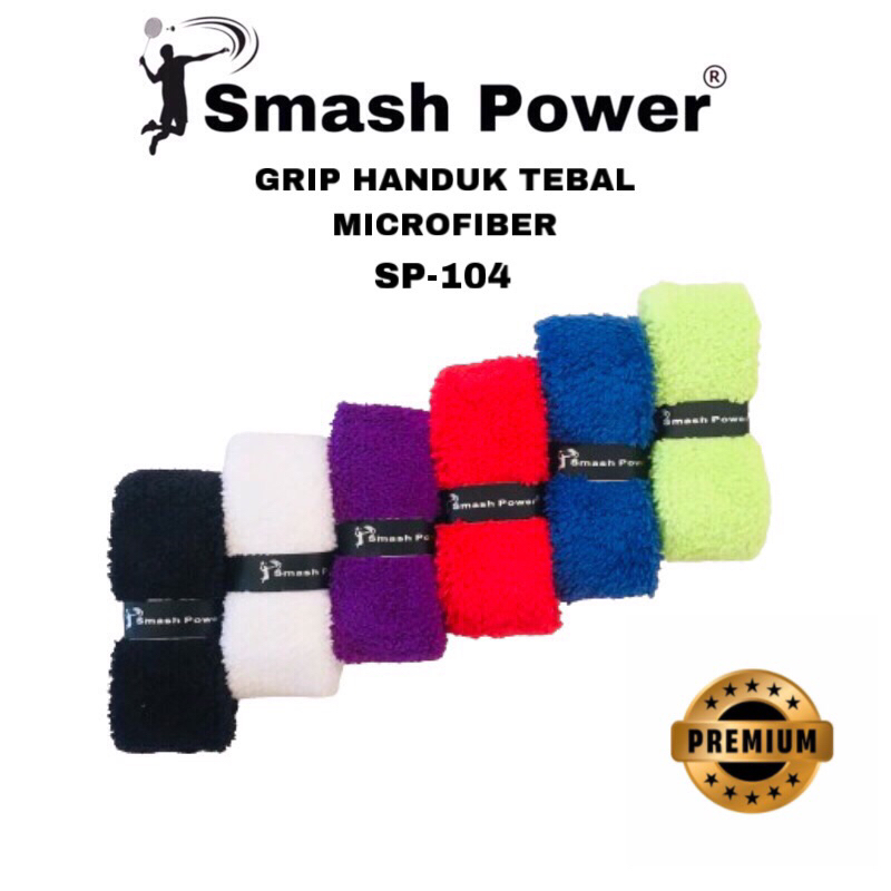 Jual GRIP HANDUK TEBAL PREMIUM SMASH POWER SP-104 ORIGINAL/TOWEL GRIP ...
