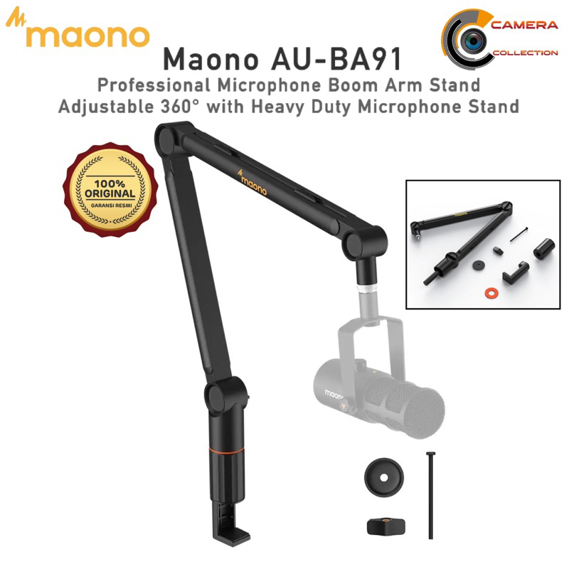 Jual Maono AU-BA91 Professional Microphone Boom Arm Adjustable 360 ...