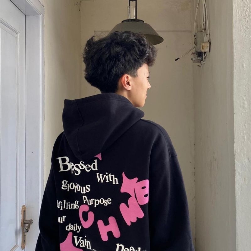 Jual Hoodie CHAMBREDELAVAIN ORIGINAL 100% | CHMB Blessed Black ...