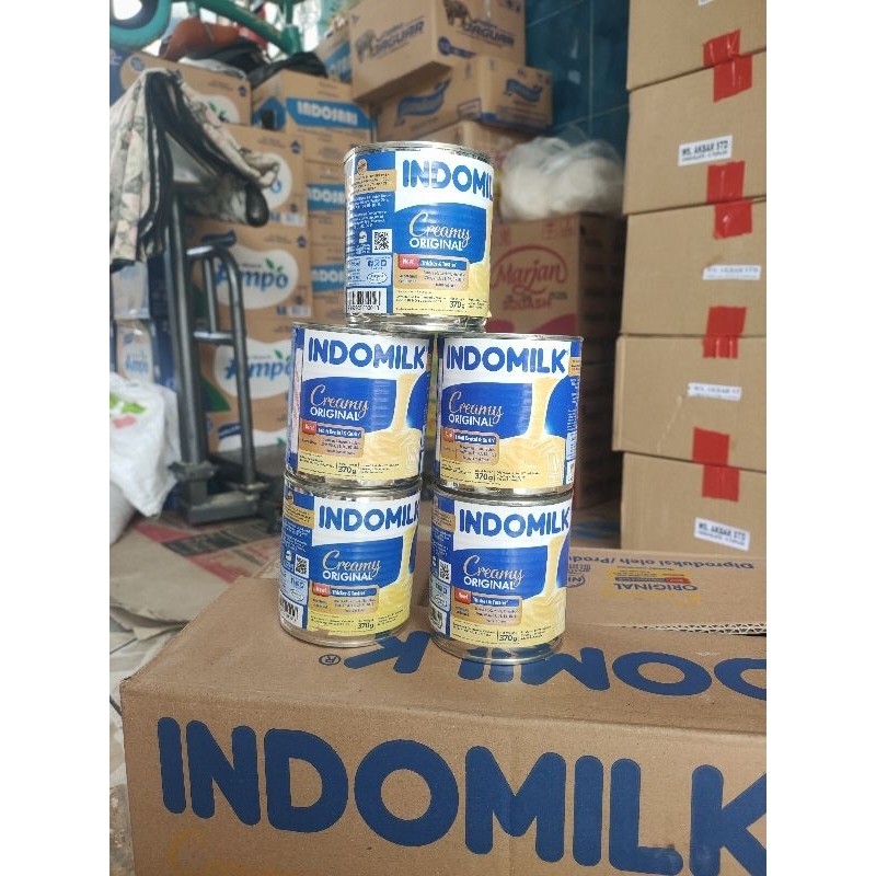Jual Indomilk kaleng 370g | Shopee Indonesia