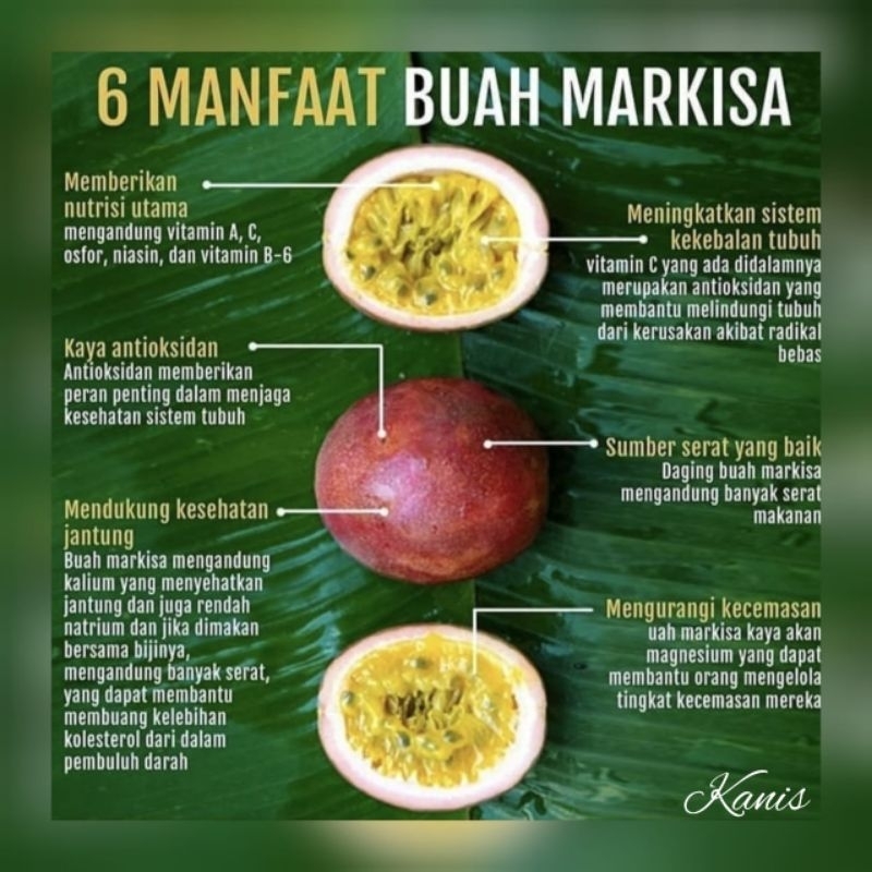 Jual buah Markisa frozen biji / frosen / passion fruit oren jingga ...