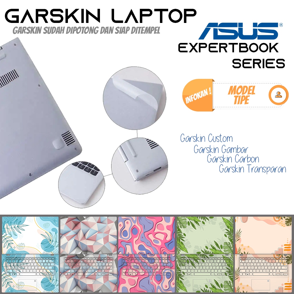 Jual Garskin Laptop ASUS ExpertBook | Garskin Laptop FullBody | Skin ...