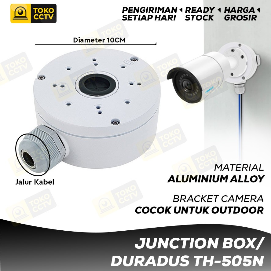 Jual Bracket CCTV Duradus Junction Box TH-505N || Junction Box Duradus ...
