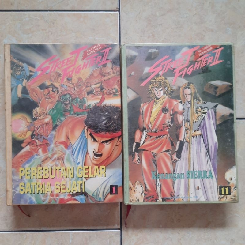 Jual 2 Bundel Hardcover Komik Street Fighter II Nomor 1-20 Urut Kolpri ...