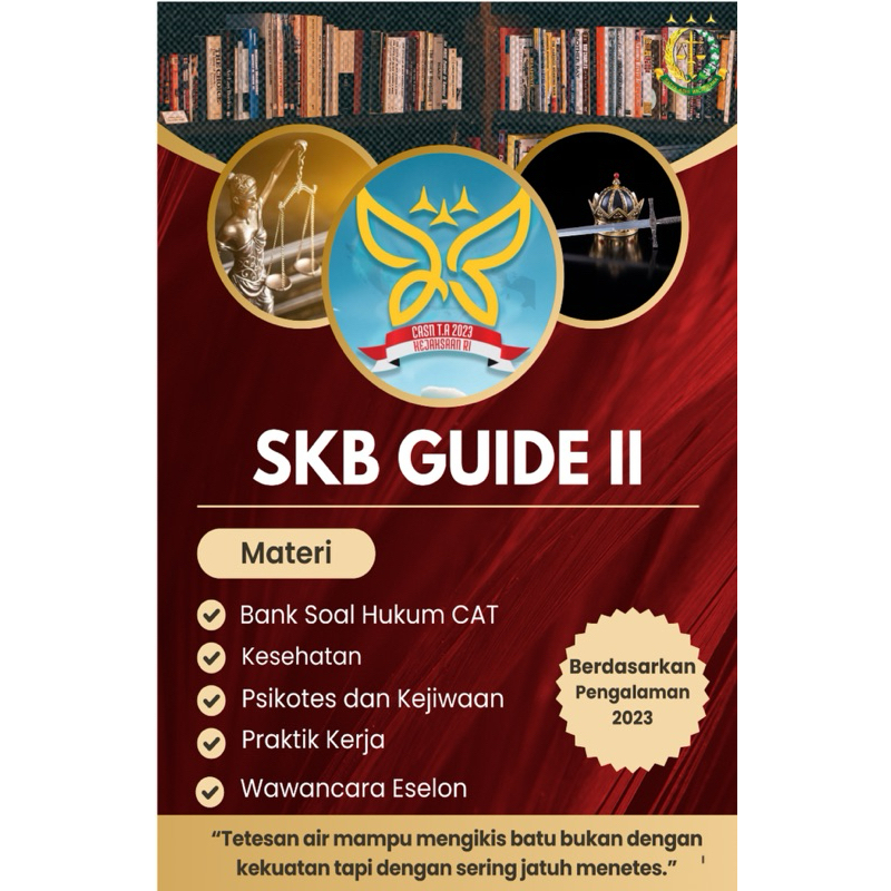 Jual MODUL SKB GUIDE JILID II CPNS KEJAKSAAN 2024 FORMASI CALON JAKSA Terupdate | Shopee Indonesia