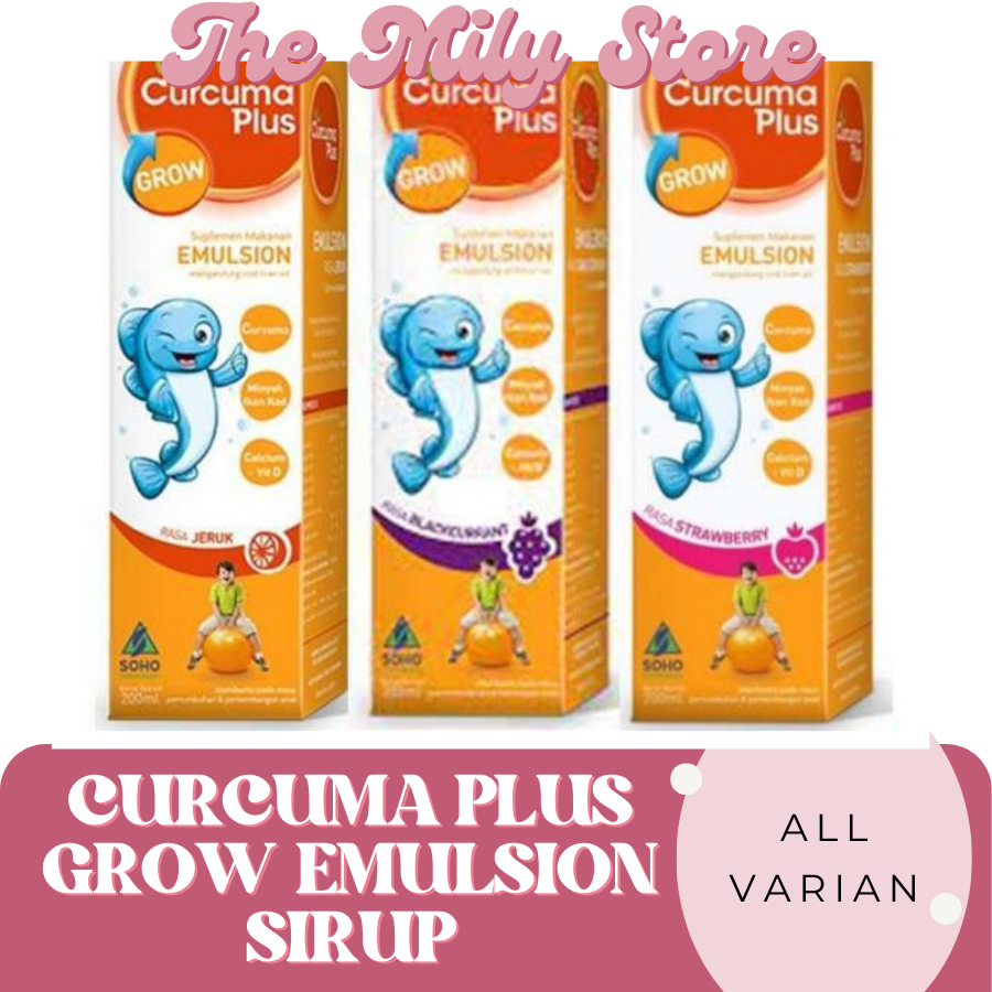 Jual CURCUMA PLUS GROW EMULSION 200 ML | Shopee Indonesia