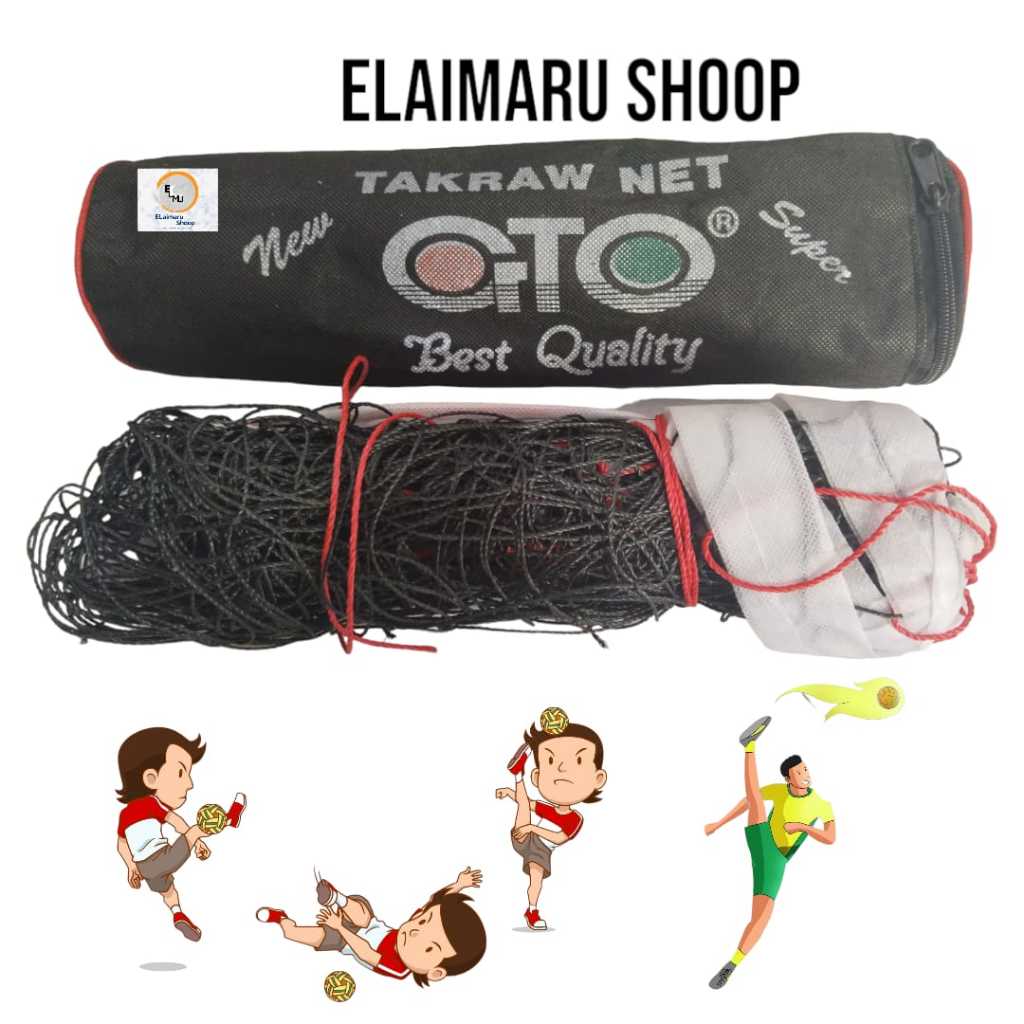 Jual Net Sepak Takraw GTO Ukuran Standart | Shopee Indonesia