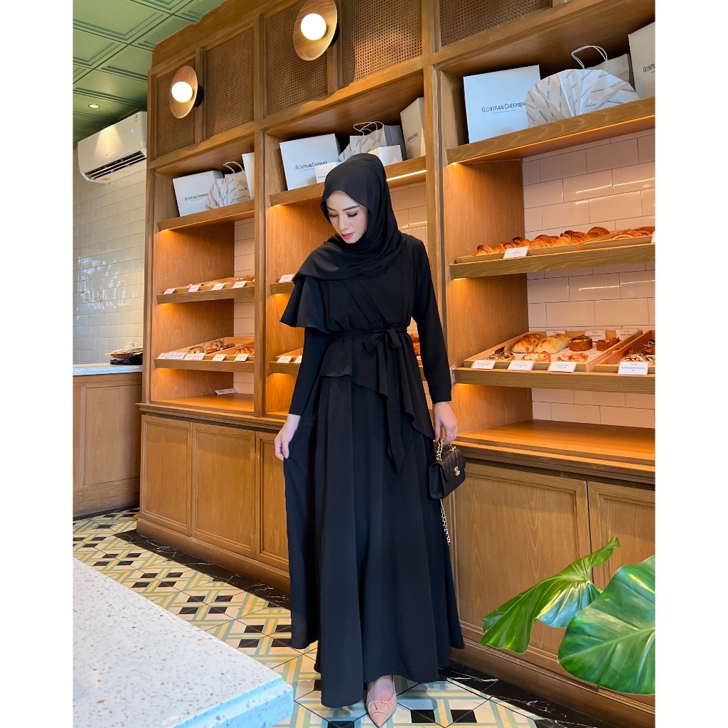 Jual GONEGANI OFFICIAL - Dress Ramadhan Model Rample Sania Dress ...