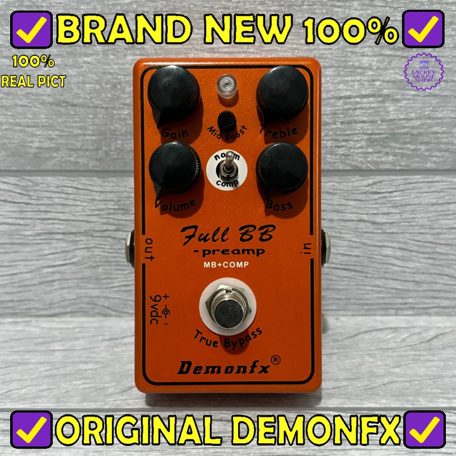 Jual Efek Gitar DemonFX Full BB Preamp Booster Overdrive Compressor ...