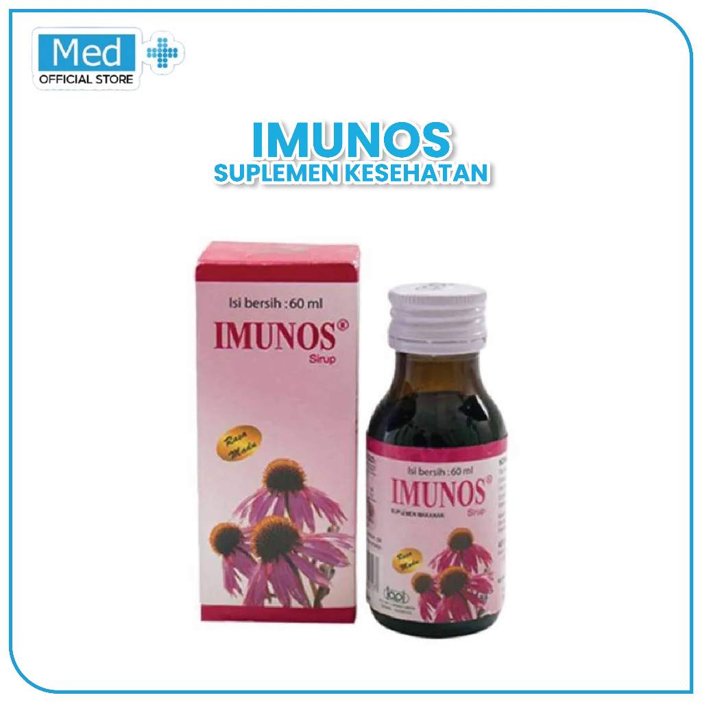 Jual Med+ IMUNOS SIRUP 60ML | Shopee Indonesia