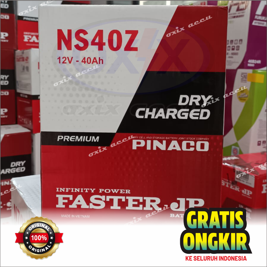 Jual Faster JP NS40Z / NS40ZL 12 V, 40 Ah (Aki Basah) - Aki Avanza, Mobilio Dll | Shopee Indonesia