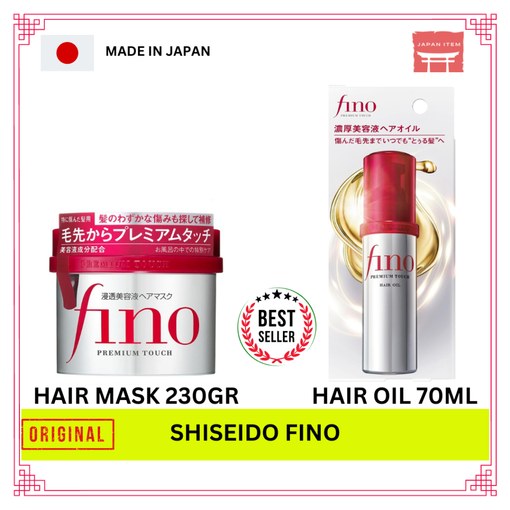Jual Shiseido Fino Premium Touch Hair oil 70ml Mask 230g | Shopee Indonesia