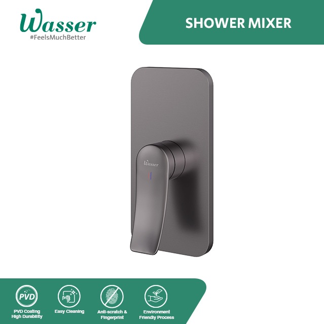 Jual Wasser Concealed Shower Mixer MSW-V2210-C / Keran Tanam Shower ...