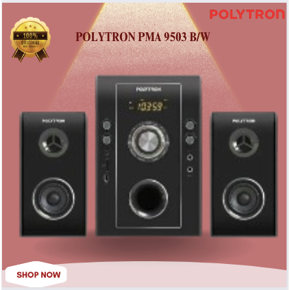 Jual POLYTRON SPEAKER PMA 9503 B/W SPEAKER MULTIMEDIA ORIGINAL/PMA 9503 ...